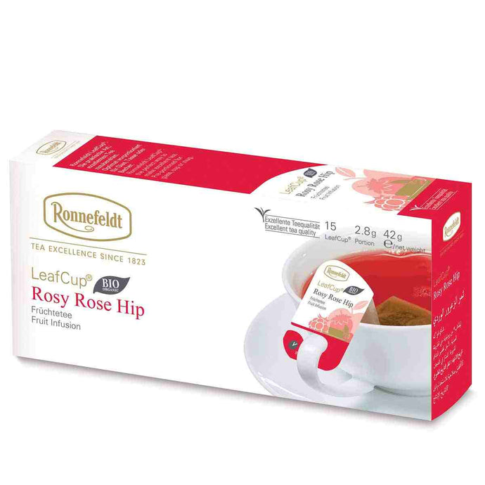 LeafCup® – Rosy Rose Hip Bio by Ronnefeldt – Premium German Tea ...